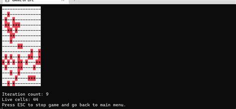 GitHub ALagodzinska ConwaysGameOfLife Console Application Conway S