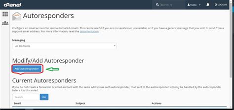 How To Setup An Autoresponder In Cpanel Coimbatore Webhosting