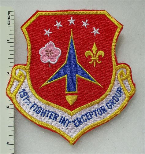 Usaf Patch 191st Fighter Interceptor Group Us Air Force 3862119849