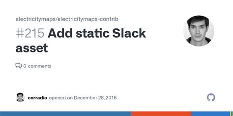 Add Static Slack Asset Issue Electricitymaps Electricitymaps