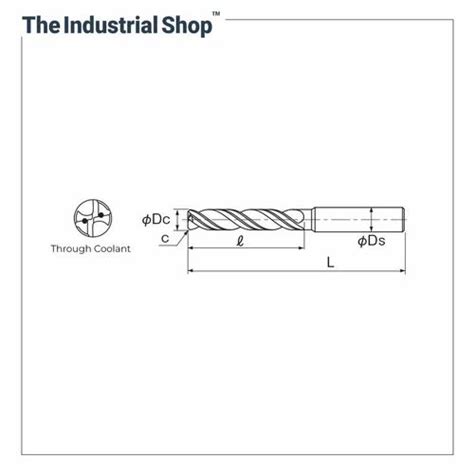 Nachi 11 Mm To 20 Mm L X D 5 Flat Carbide Drill Through Coolant At