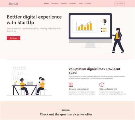 Build Responsive Html Css And Bootstrap Landing Website By Awwaltech