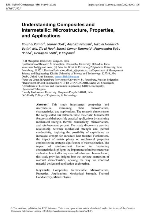 Pdf Understanding Composites And Intermetallic Microstructure