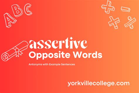 What Is The Opposite Of Assertive Example Sentences