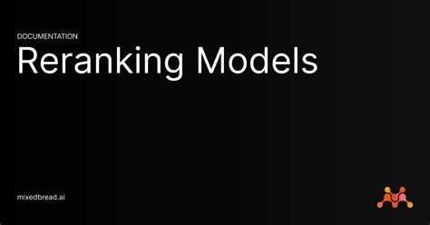 reranking models mixedbread ai