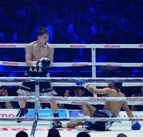 井上尚弥がネリを6回tko！ 初回、衝撃ダウンに互いに挑発も 3度ダウン奪い東京ドームが揺れた スポニチ Sponichi Annex 格闘技