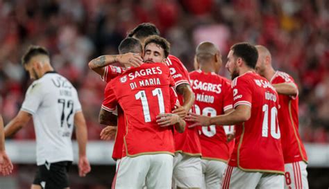 O onze provável do Benfica para o jogo frente ao Estoril Futebol