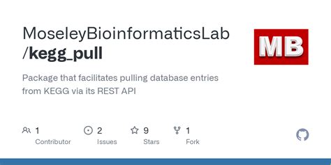github moseleybioinformaticslab kegg pull package that facilitates