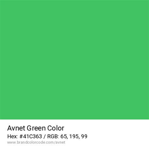 avnet brand color codes