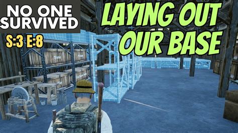 No One Survived Gameplay S 3 E 8 Laying Out Our Base YouTube