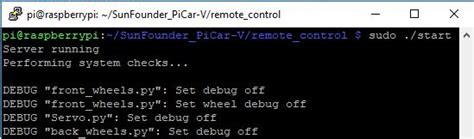 Remote Control — Sunfounder Picar V Documentation