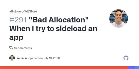 Bad Allocation When I Try To Sideload An App · Issue 291