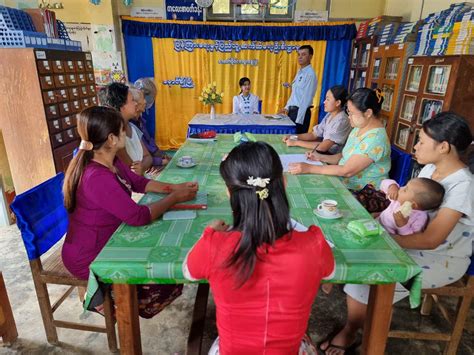 နောင်ချိုမြို့နယ် လူထုအခြေပြုဗဟိုဌာန Community Centre ခန်းမ၌ Club အဖ