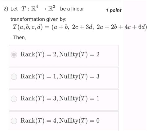 Let T R R Be A Linear Point StudyX