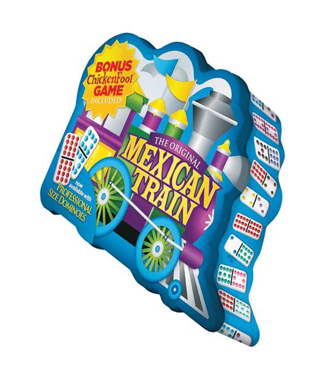 Mexican Train Deluxe Traditional Double 12 Domino Set with Dots Multi ...