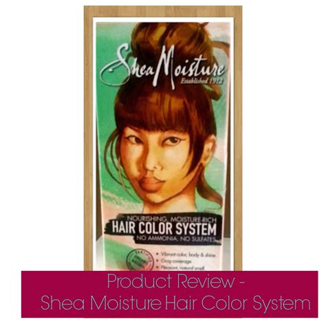 Product Review Shea Moisture Hair Color System Seriously Natural