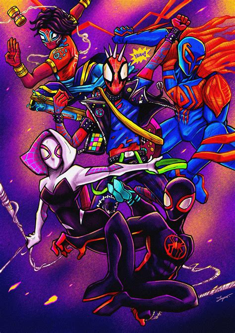 Spider Man Across The Spider Verse Fanart By Tontentotza On Deviantart