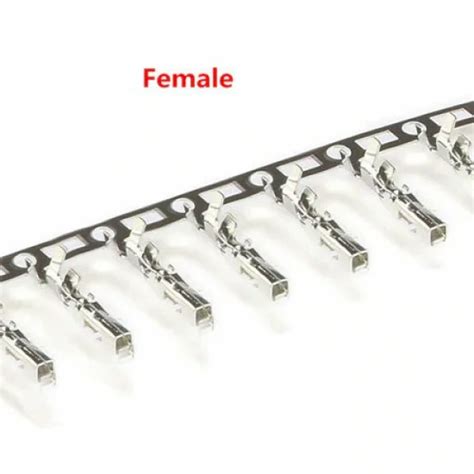 Dupont Style 254mm Crimp Terminal Strip Of 25 Female Connector