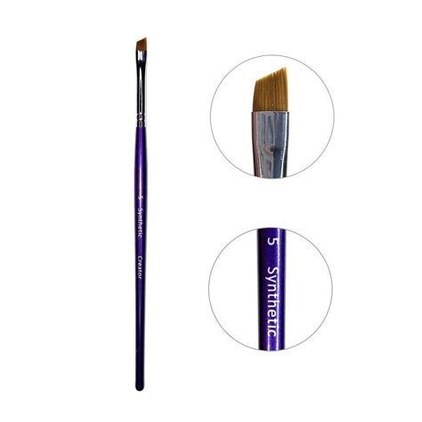 Кисть Синтетик 5 (скошенная) Creator Synthetic - BROW MARKET