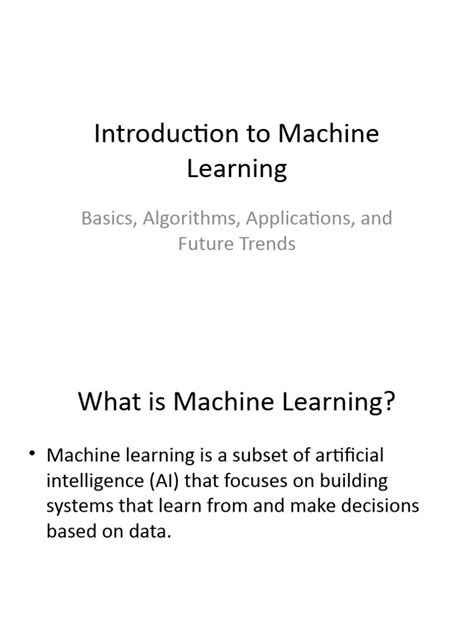 Introduction To Machine Learning Pdf