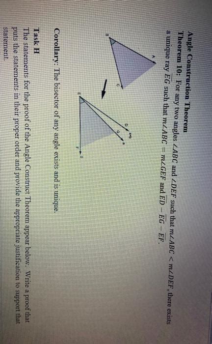 Solved Angle Construction Theorem Theorem 10 For Any Two