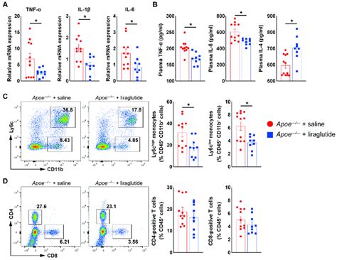 Liraglutide Treatment Inhibits Inflammation In Hcd Induced Experimental