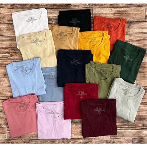 Jual KAOS POLOS LENGAN PENDEK COTTON COMBED 24s 100 PREMIUM O NECK