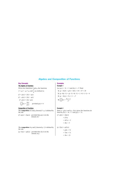Solution Mathematics Review Notes Complete Exponential And