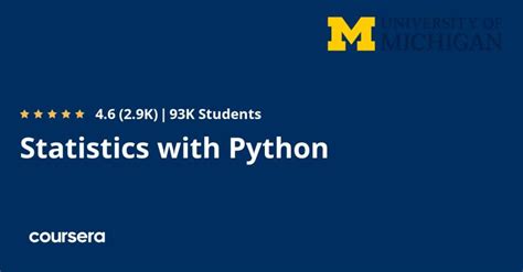 Statistics With Python Certifyde