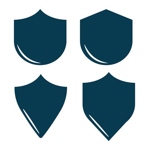 Shield Icon Collection Set Vector Design 11045886 Vector Art At Vecteezy