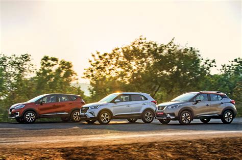 Nissan Kicks Vs Renault Captur Vs Hyundai Creta Comparison