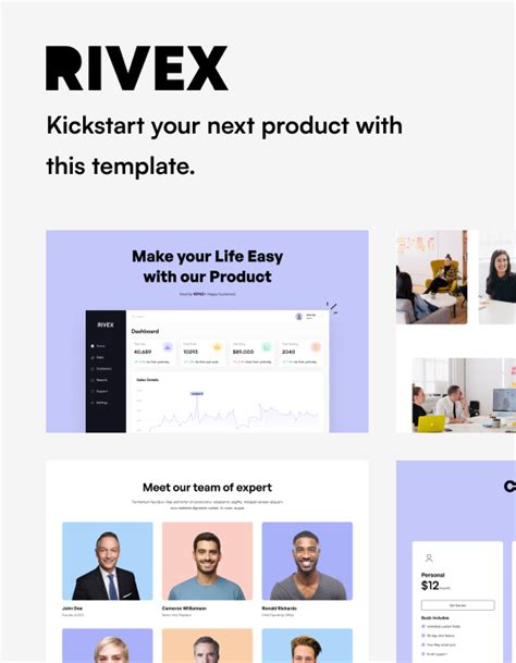 rivex saas html5 responsive website template