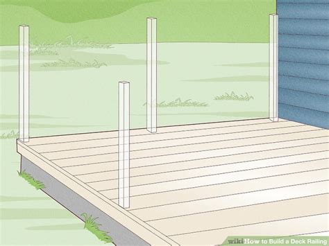 How To Build A Deck Railing With Pictures WikiHow