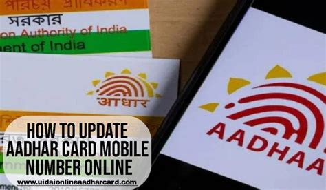 How To Update Aadhar Card Mobile Number Online Name Address