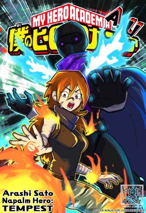 Bnha Oc Commish Arashi Sato Cover Art By Feerocomics On Deviantart