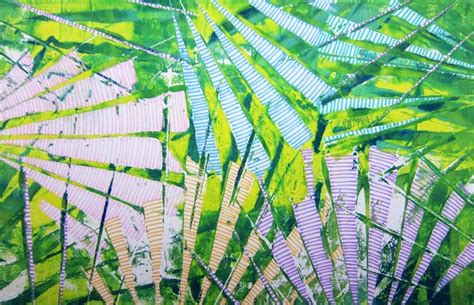 Gelli Arts® Printing With Folded Paper Printing Projects Gelli
