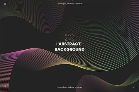 Premium Vector Abstract Wave Background Design Minimalistic Wave Edition