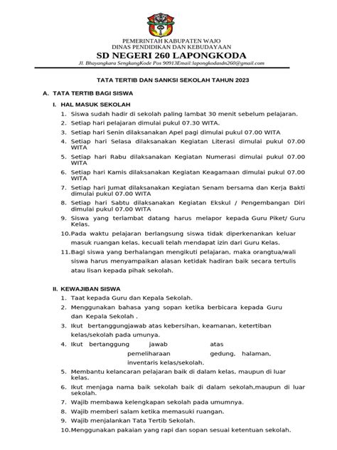 Tata Tertib Pdf