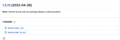 Version Bump Only Not Generating Release Notes From Master Branch