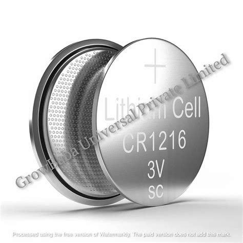 Generic Cr1216 3volt Lithium Coin Cell Battery Button Type At Rs 15 Piece In New Delhi