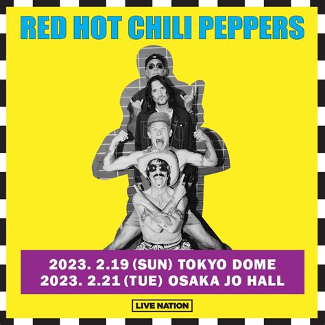 Red Hot Chili Peppers、16年振りとなる単独来日公演決定 Punkloid
