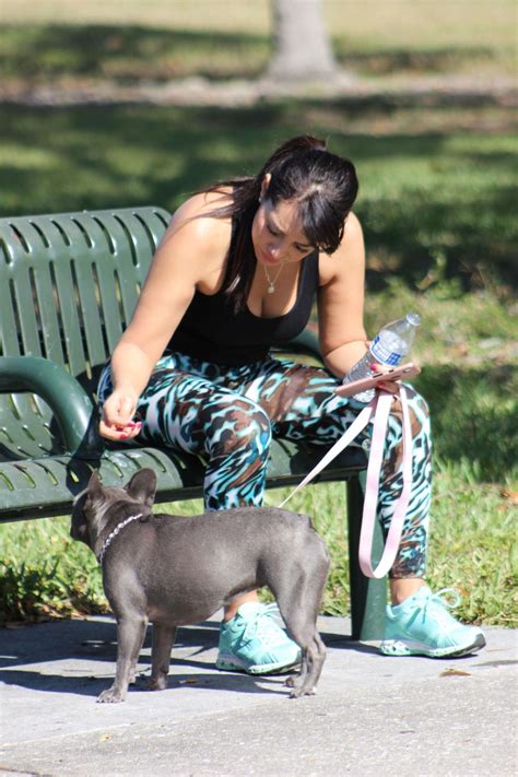 Andrea Calle In Tights Workout 12 Gotceleb