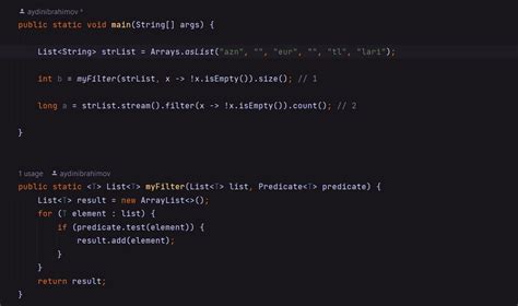 Aydin Ibrahimov On Linkedin Java Stream Filter