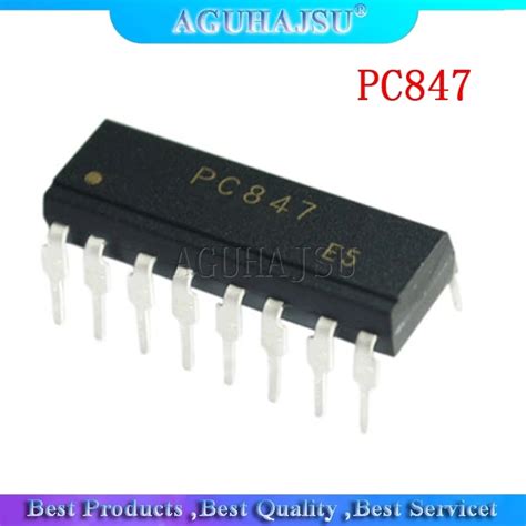 10 Pe As Optoacoplador Dip Pc847 4 Pc817 Semicondutor Original Aut Ntico 