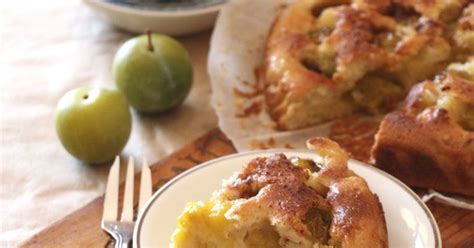 Gâteau aux prunes reines claude Recette par Bistro de Jenna