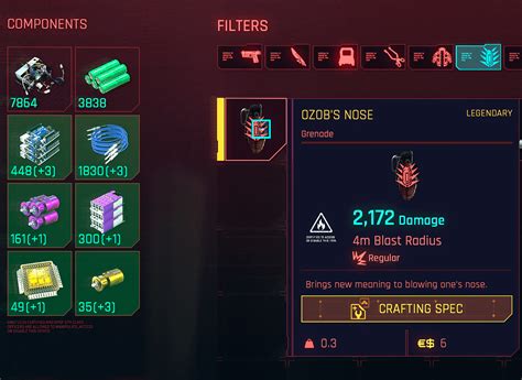 Crafting Exploit Oversight R Cyberpunkgame