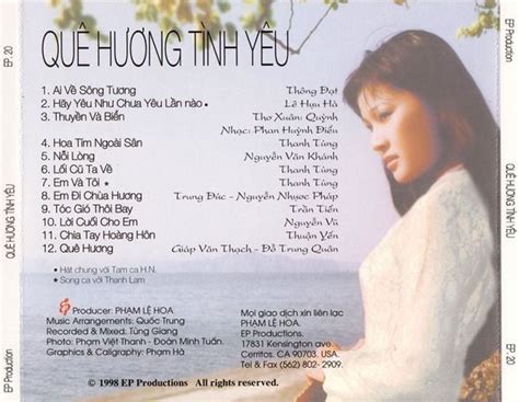 Elvis Phương Quê Hương Tình Yêu Có Chữ Ký Đĩa Cd Hãng Đĩa Thời