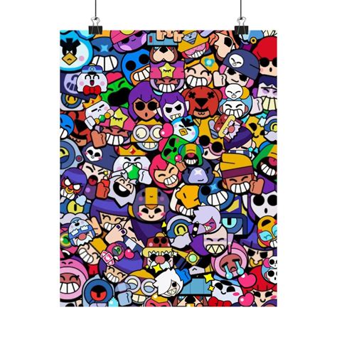Brawl Stars Posters Etsy France