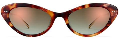 Naomi Sunglasses In Copper Leaf Tortoise With Gold Warby Parker