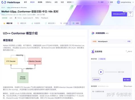 WeNet 入驻魔搭 ModelScope助推开源语音社区协同创新 知乎